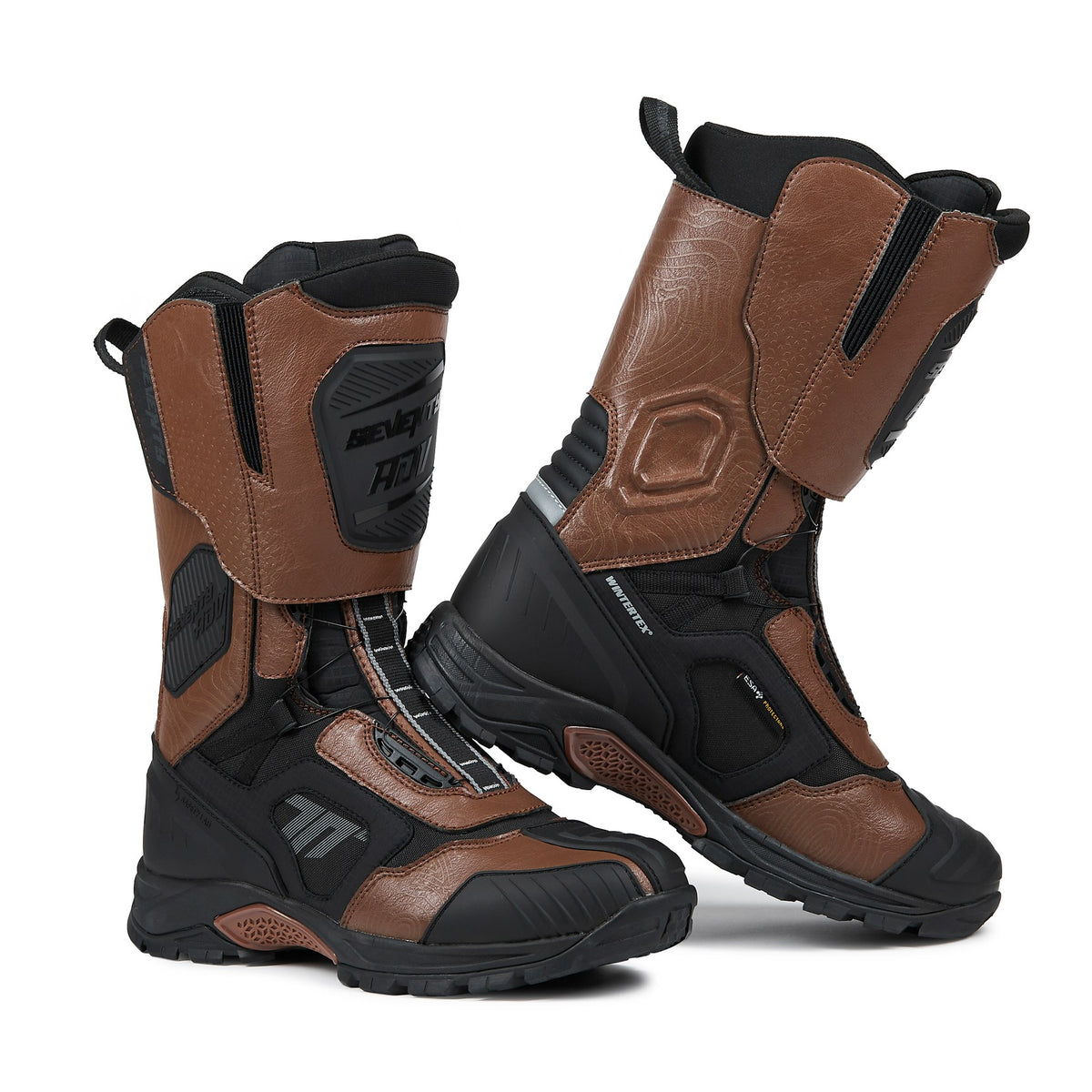 BOOT SD-BA6 STELVIO HIGH BLACK/BROWN – MT Helmets